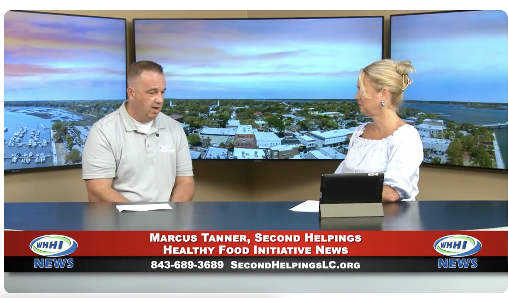 Marcus Tanner on WHHI-TV, July 19: Healthy Food Initiative News! - Second Helpings